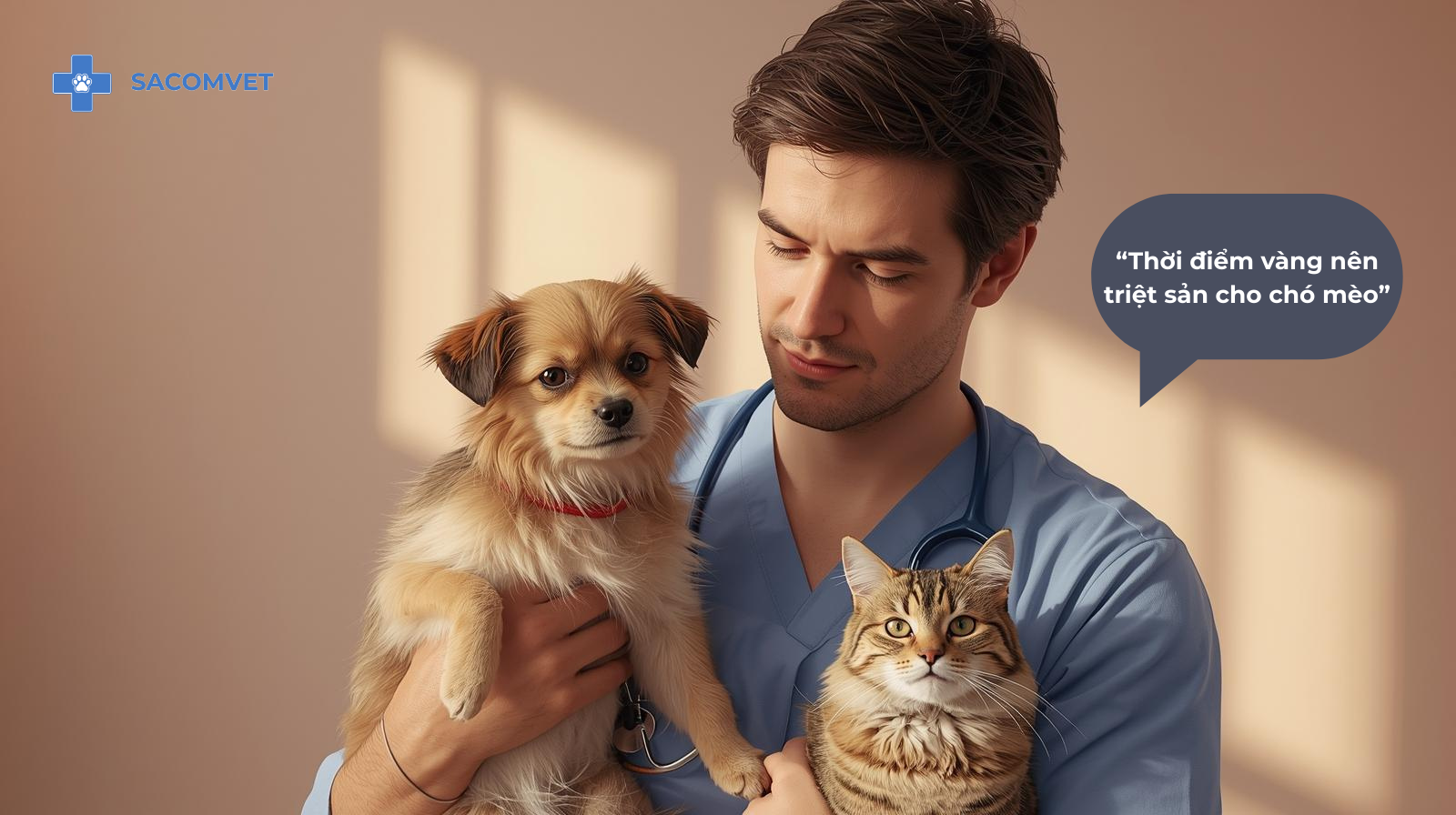 Thời điểm vàng nên triệt sản cho chó mèo